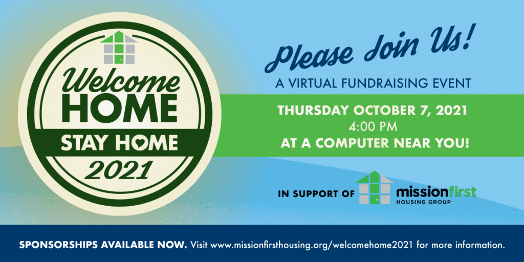 Welcome Home 2021: Sponsor Opportunities | Mission First Housing Group